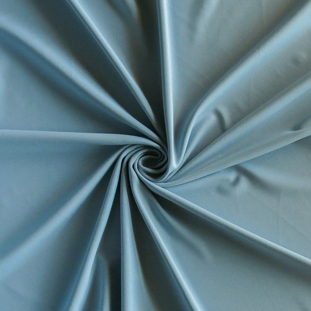 Olympus Blue Fog Poly Spandex Athletic Jersey Knit Fabric – The Fabric ...