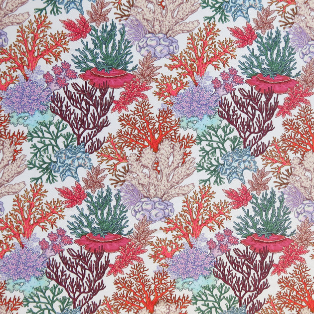 Coral Reef Poly Spandex Swimsuit Fabric, Warm Colorway – The Fabric Fairy
