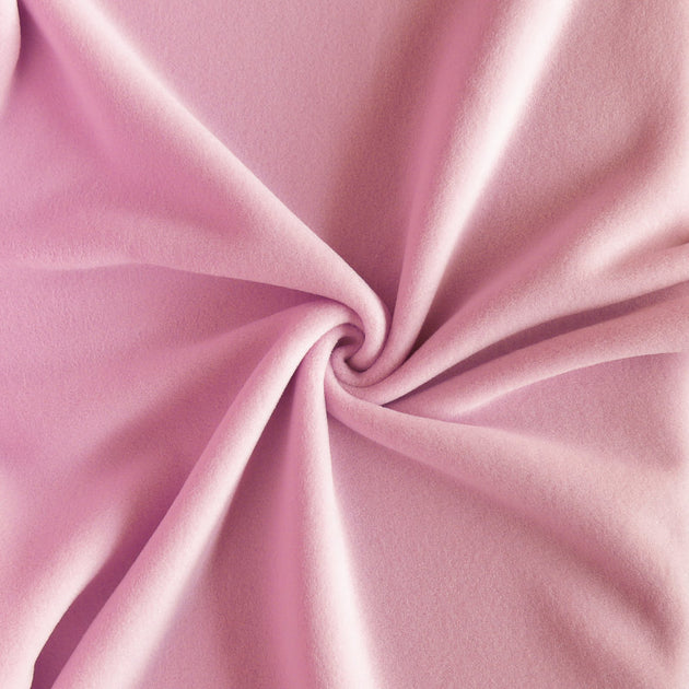 Crystal Pink Double Brushed Polartec Fleece Knit Fabric – The Fabric Fairy