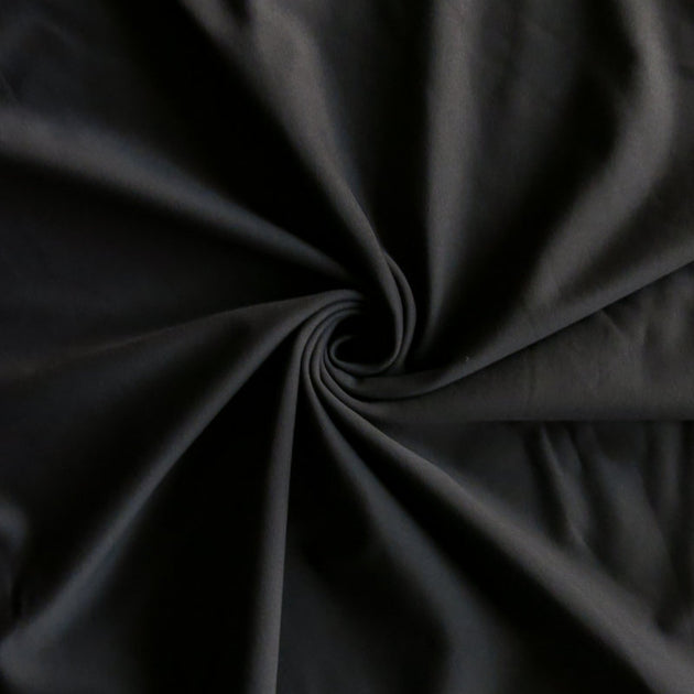 Matte Black Nylon Spandex Supplex Fabric – The Fabric Fairy