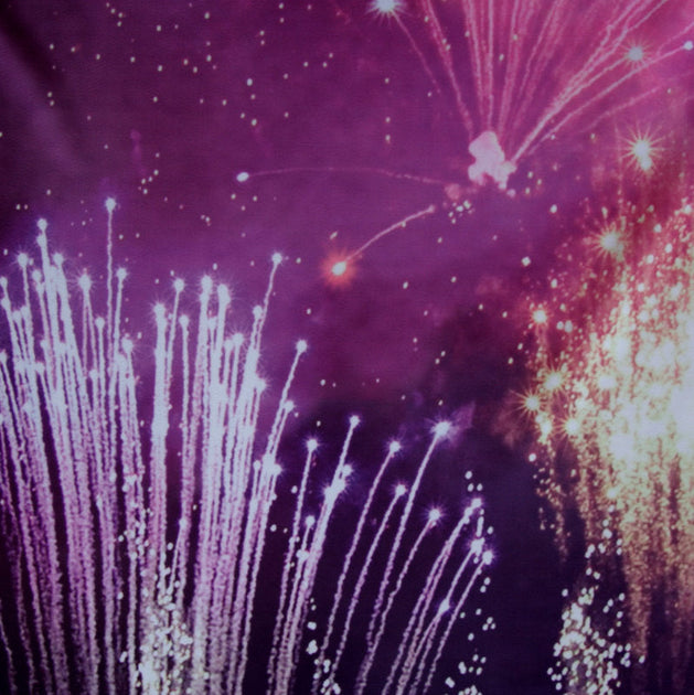 Fireworks Nylon Lycra Swimsuit Fabric - 17" Remnant – The Fabric Fairy