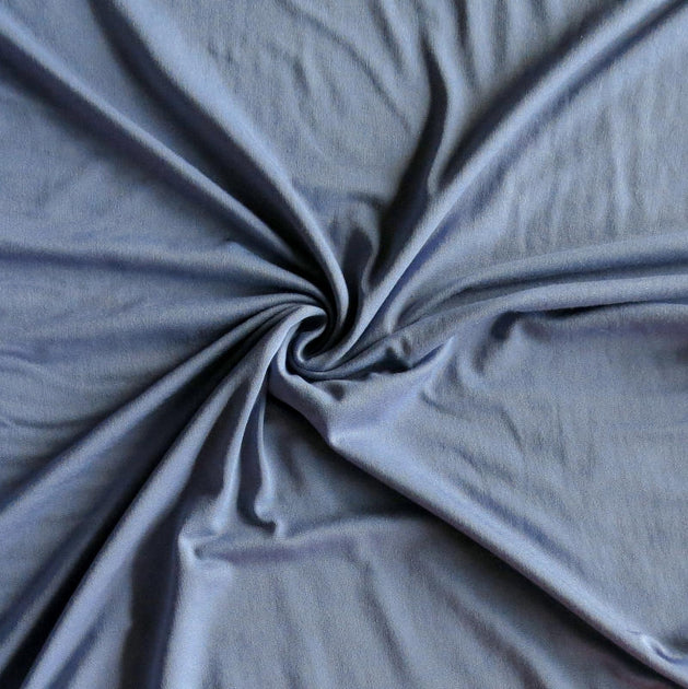 Periwinkle Blue Bamboo Lycra Jersey Knit Fabric – The Fabric Fairy